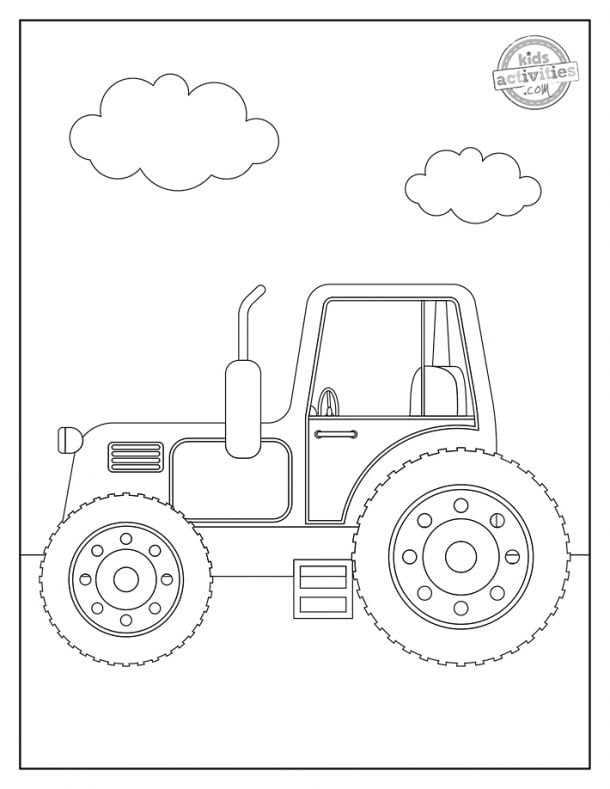 Free Printable Tractor Coloring Pages | Kids Activities Blog