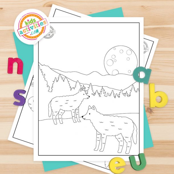 Awesome Free Printable Wolf Coloring Pages | Kids Activities Blog
