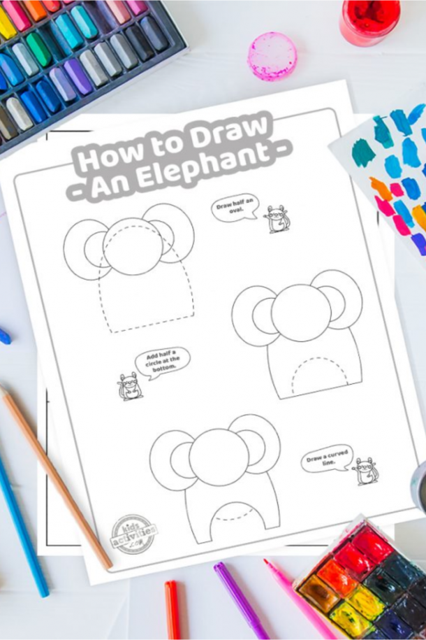 Easy How to Draw a Tree - Simple Steps Kids Can Print | Kids Activities ...