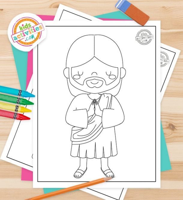 Free Printable Jesus Coloring Pages | Kids Activities Blog