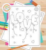 Super Cute Love Coloring Pages for Kids | Kids Activities Blog