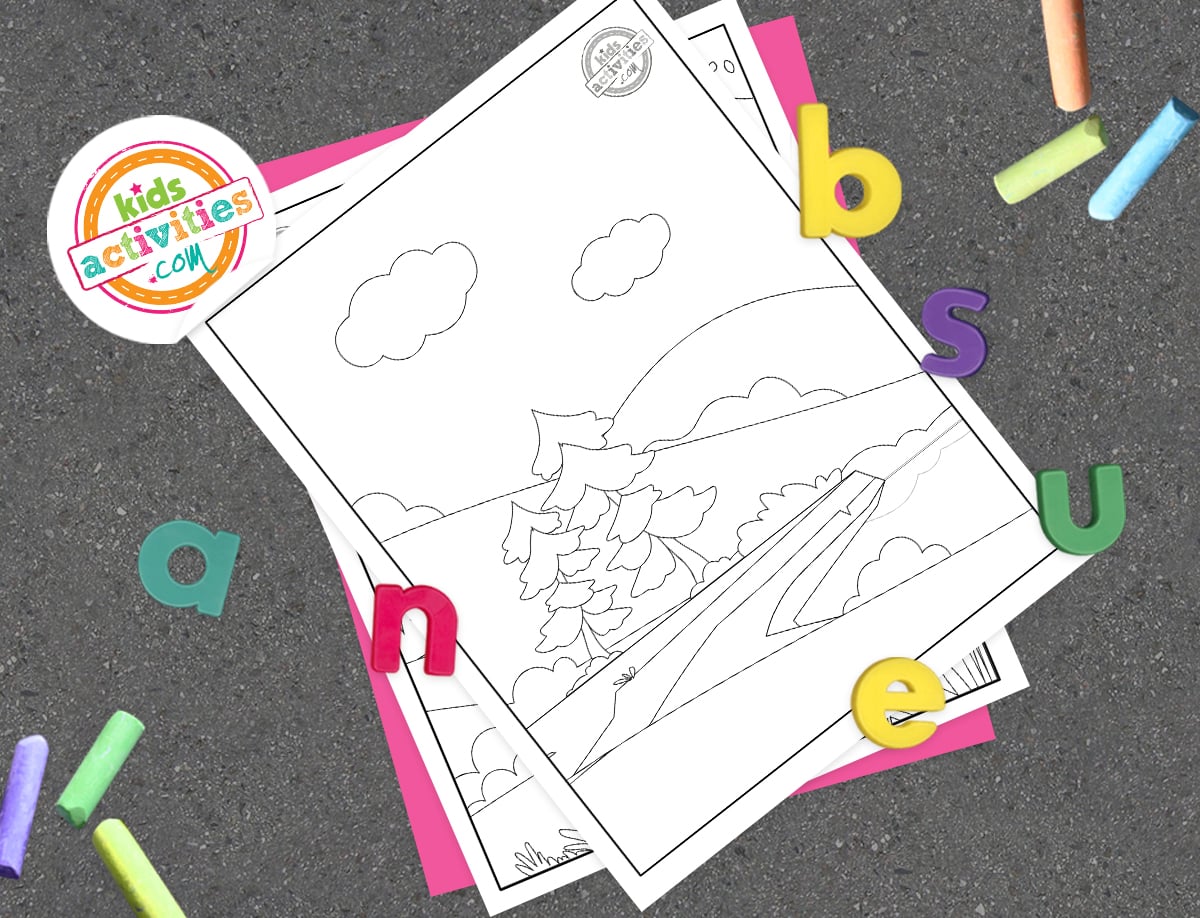 Free Printable Nature Coloring Pages | Kids Activities Blog