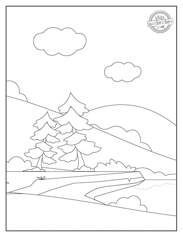 Free Printable Nature Coloring Pages | Kids Activities Blog