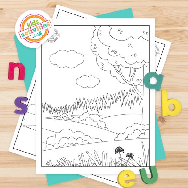 Free Printable Nature Coloring Pages | Kids Activities Blog