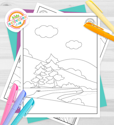 Free Printable Nature Coloring Pages | Kids Activities Blog