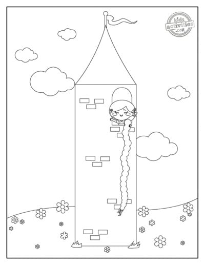 Printable Rapunzel Coloring Pages For Kids | Kids Activities Blog
