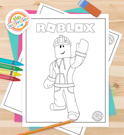 Free Roblox Coloring Pages for Kids to Print & Color | Kids Activities Blog
