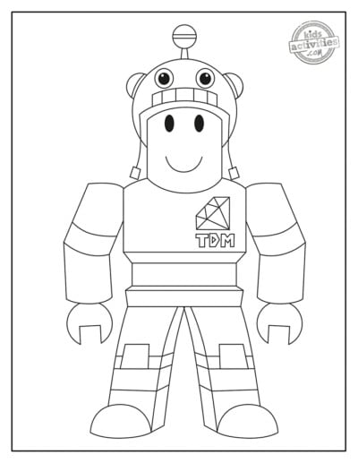 Free Roblox Coloring Pages for Kids to Print & Color | Kids Activities Blog