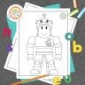 Free Roblox Coloring Pages for Kids to Print & Color | Kids Activities Blog