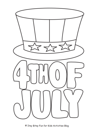 Free 4th of July Activity Printables for Kids | Kids Activities Blog