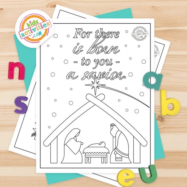 Free Printable Christian Christmas Coloring Pages | Kids Activities Blog