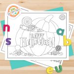 Free Printable Happy Halloween Coloring Pages | Kids Activities Blog