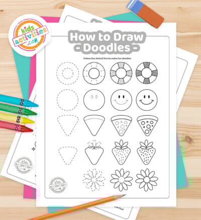 How to Draw Doodles: Simple Doodle Art for Kids | Kids Activities Blog