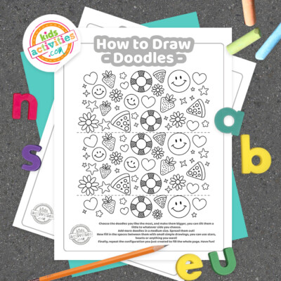 How to Draw Doodles: Simple Doodle Art for Kids | Kids Activities Blog