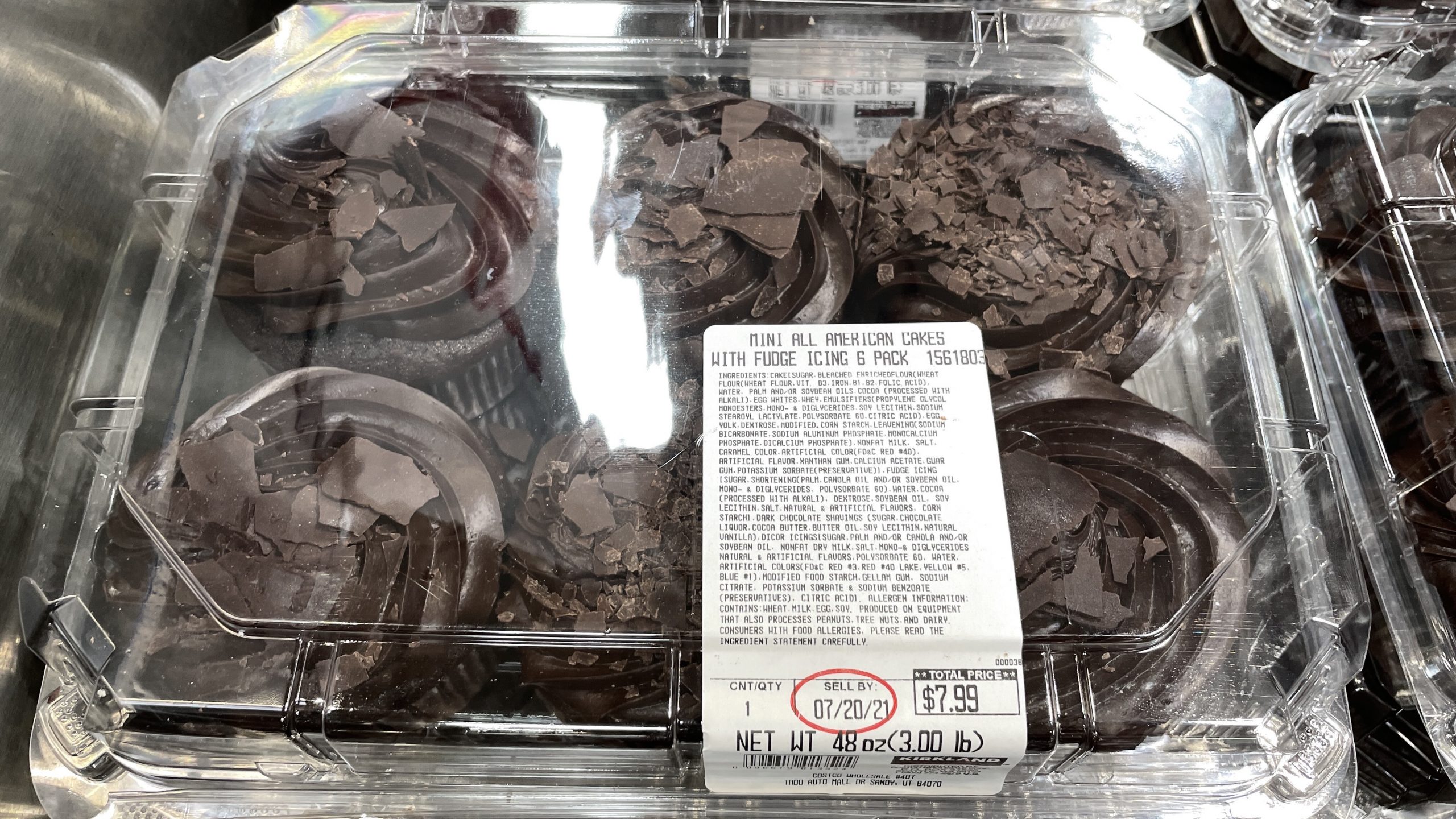 Costco Is Selling 8 Mini All American Cakes Covered In Fudge Icing