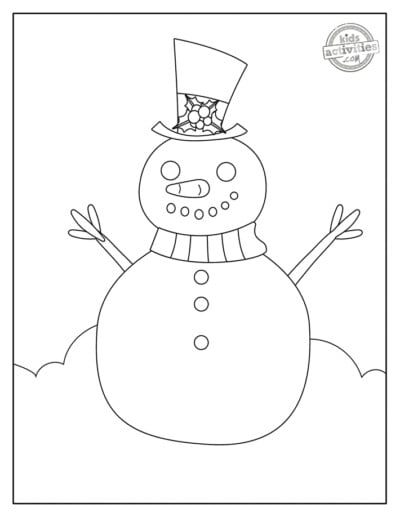 Free Printable Snowman Coloring Pages | Kids Activities Blog