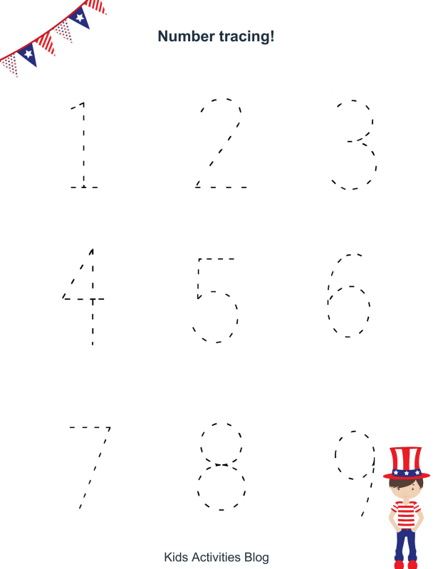 Free 4th of July Printable Preschool Worksheet Pack | Kids Activities Blog