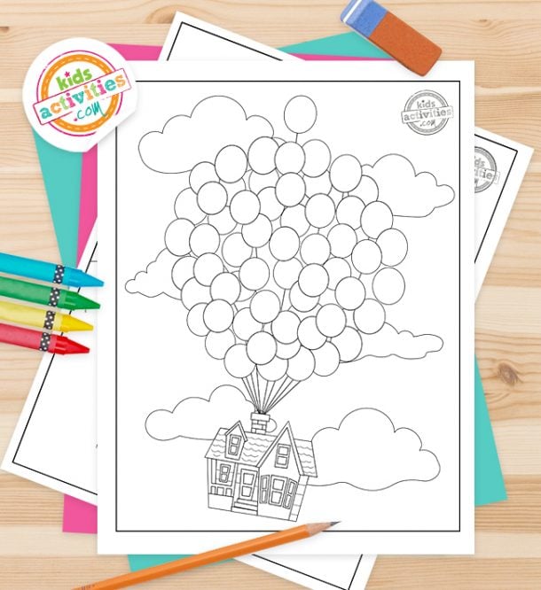 Free Printable Up Coloring Pages | Kids Activities Blog