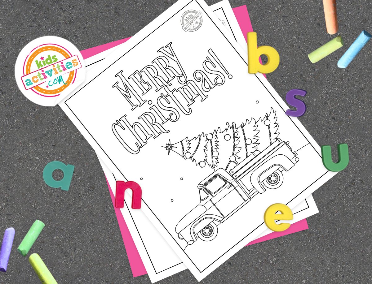 Vintage Christmas Coloring Pages | Kids Activities Blog