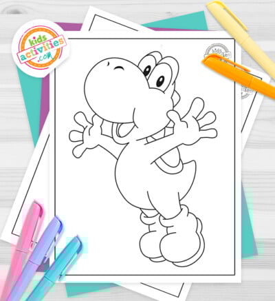 Free Printable Yoshi Coloring Pages | Kids Activities Blog