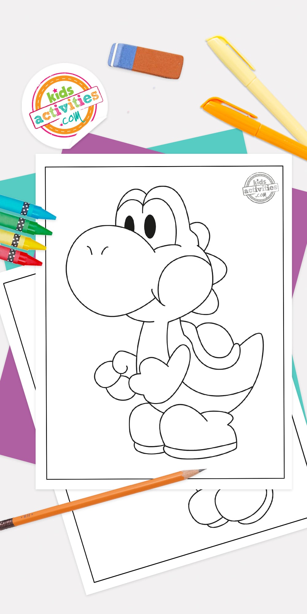 Free Printable Yoshi Coloring Pages | Kids Activities Blog