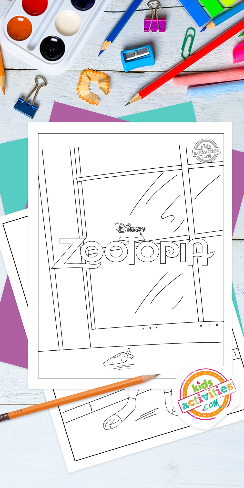Free Printable Zootopia Coloring Pages | Kids Activities Blog