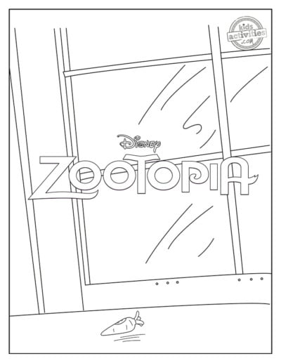 Free Printable Zootopia Coloring Pages | Kids Activities Blog