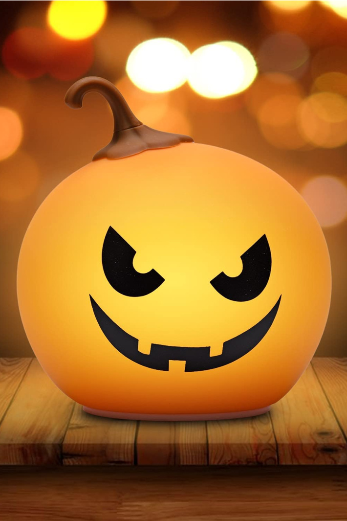 You Can Get Your Kids A Color Changing Pumpkin Night Light To Light Up ...