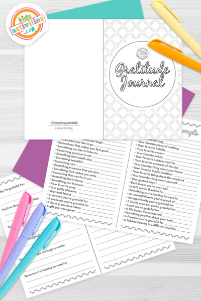 Free Printable Gratitude Journal Prompts For Adults | Kids Activities Blog