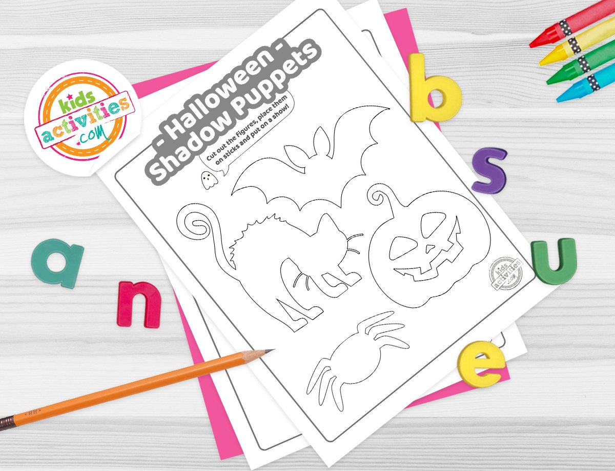 Spooky Halloween Shadow Puppets Printables | Kids Activities Blog