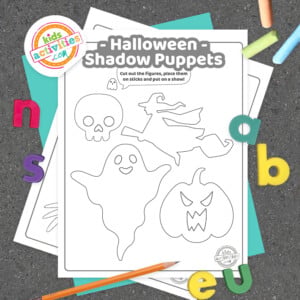 Spooky Halloween Shadow Puppets Printables | Kids Activities Blog