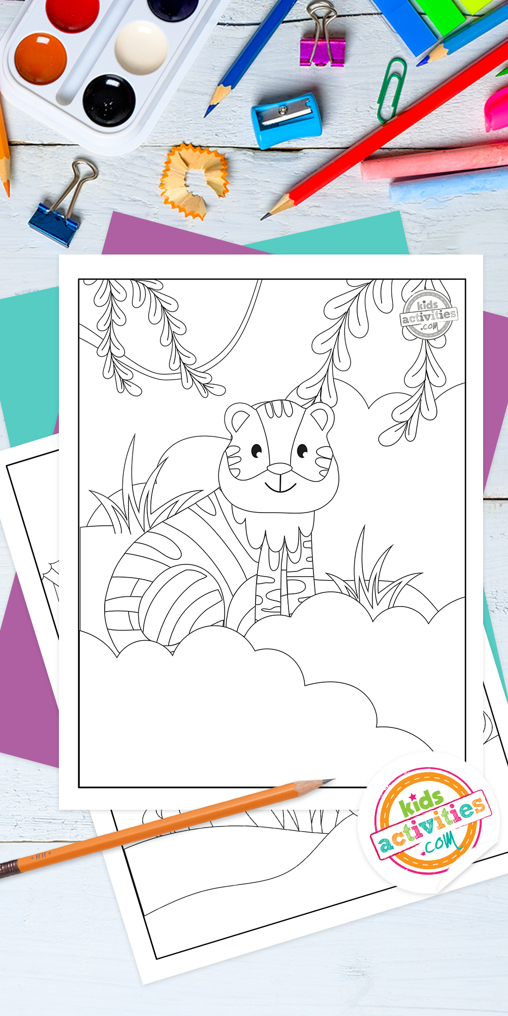 Exotic & Fun Jungle Animals Coloring Pages | Kids Activities Blog
