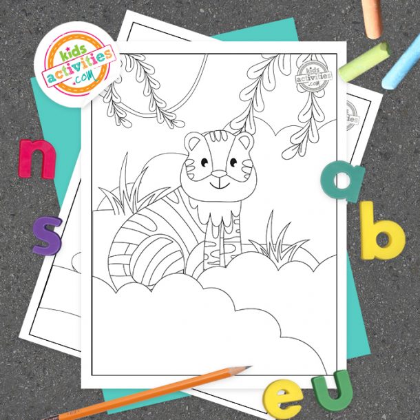 Exotic & Fun Jungle Animals Coloring Pages | Kids Activities Blog