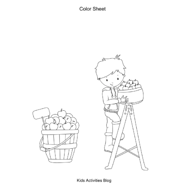 Free Apple Themed Worksheets for Preschool & Kindergarten | Kids ...