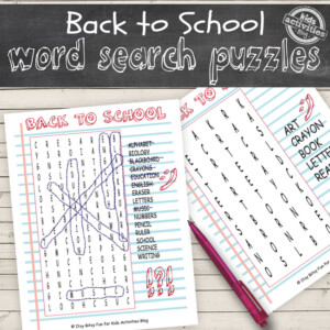 37 Free School Themed Printables to Brighten the Day | Kids Activities Blog