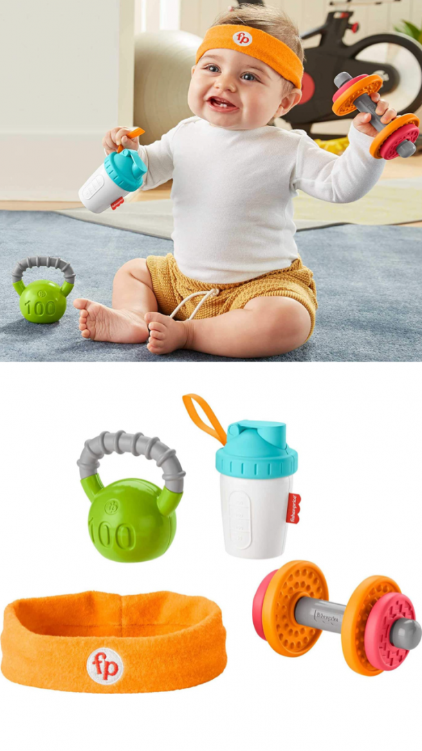 This Fisher-Price Baby Biceps Toy Is The Cutest Way Your Baby Can Get ...