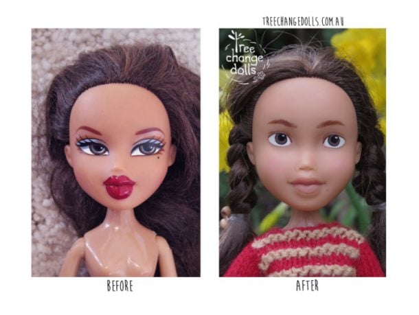 Woman Does Fashion Doll Makeovers Creating Natural Looking Dolls that ...