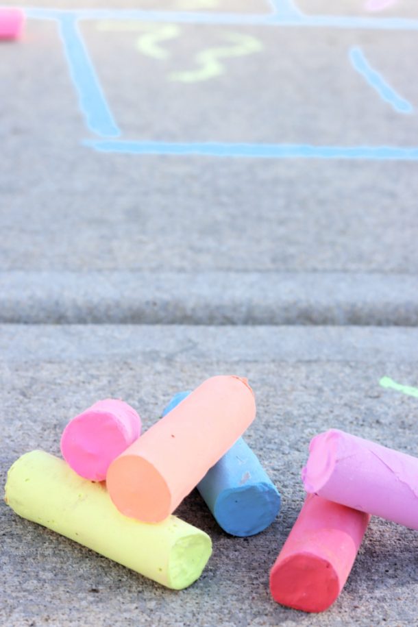 How To Make Homemade Sidewalk Chalk | Kids Activities Blog