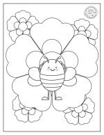 Cute Buzzy Bee Coloring Pages for Kids | Kids Activities Blog