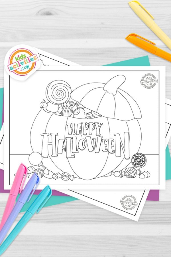 25 Free Halloween Coloring Pages for Kids | Kids Activities Blog