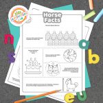 Fun Horse Facts For Kids To Print and Learn | Kids Activities Blog