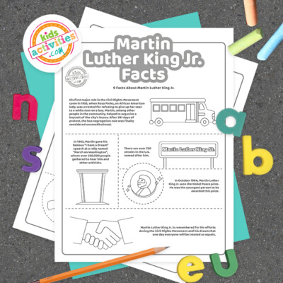 Printable Martin Luther King Jr. Facts for Kids – ParentingBest.com