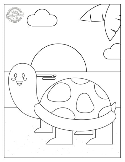 Cute Turtle Coloring Pages - Sea Turtle & Land Turtles |Kids Activities ...