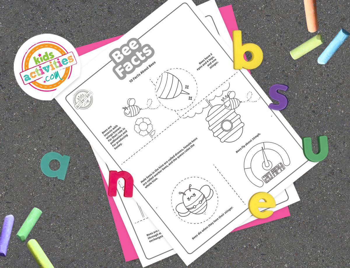Fun Bee Facts for Kids to Print and Learn Kids Activities Blog