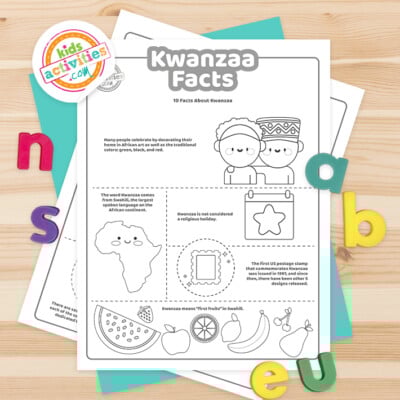 Free Kwanzaa Facts for Kids To Print and Learn | Kids Activities Blog