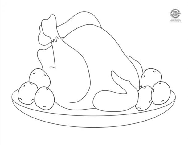 Festive Thanksgiving Coloring Pages for Kids | Kids Activities Blog