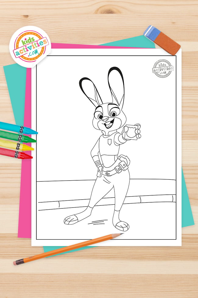 Zootopia Judy Hopps Coloring Pages Zootopia Clip Art | Disney Clip Art
