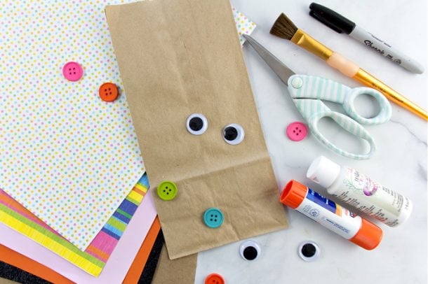 Brown Paper Bag Snowman Craft for Kids • Kids Activities Blog