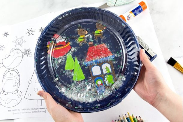 Snowglobe Craft for Kids - Make a Winter Snow Globe! • Kids Activities Blog