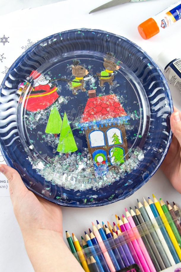 Snowglobe Craft for Kids - Make a Winter Snow Globe! • Kids Activities Blog